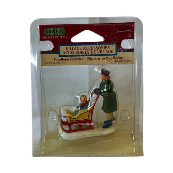 Lemax | Holiday | 200 Lemax Village Collection A Carriage Sled Baby Mom ...